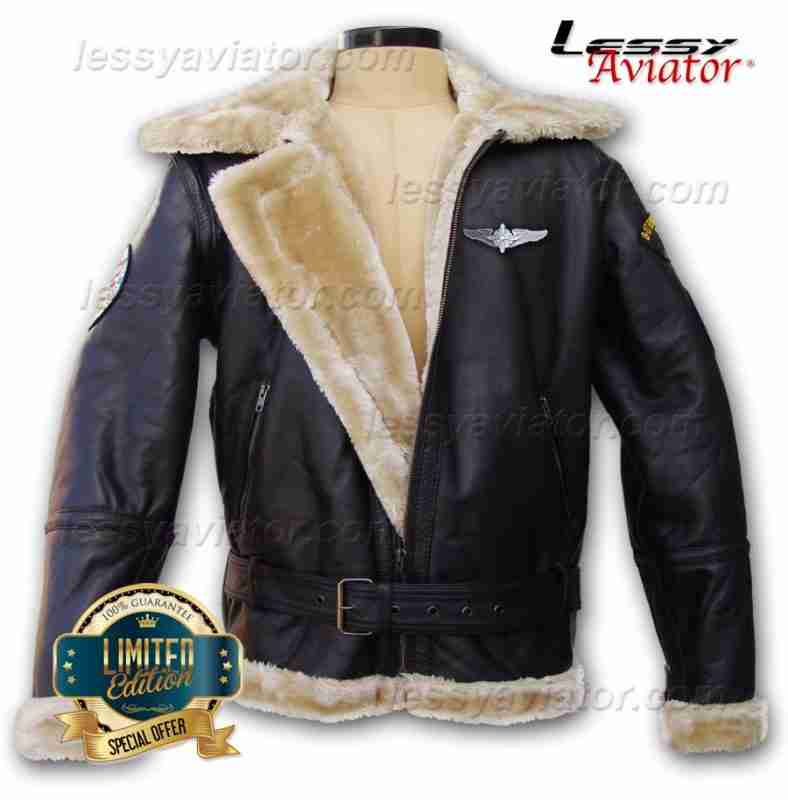 Jacket B3 Bomber WWII - Sheepskin Spitfire Royal Air Force RAF