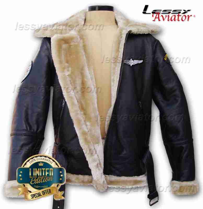 Jacket B3 Bomber WWII - Sheepskin Spitfire Royal Air Force RAF