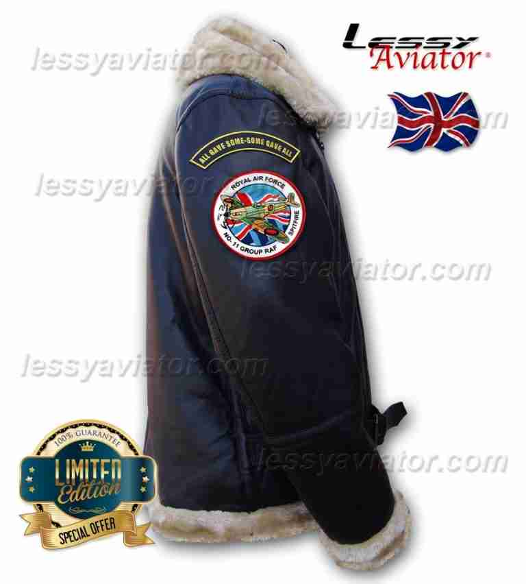 Jacket B3 Bomber WWII - Sheepskin Spitfire Royal Air Force RAF