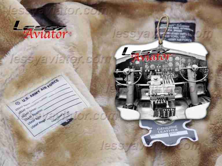 Jacket B3 Bomber WWII - Sheepskin Spitfire Royal Air Force RAF