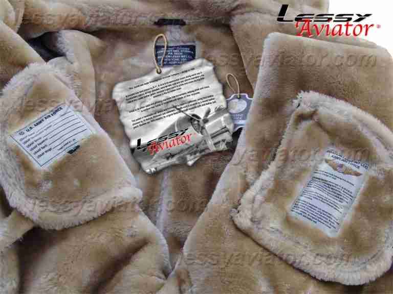 Jacket B3 Bomber WWII - Sheepskin Spitfire Royal Air Force RAF