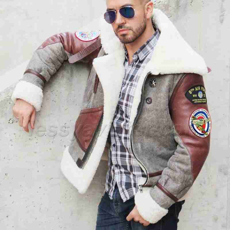 Bomber B3 WWII Merino Sheepskin Edition Supermarine Spitfire