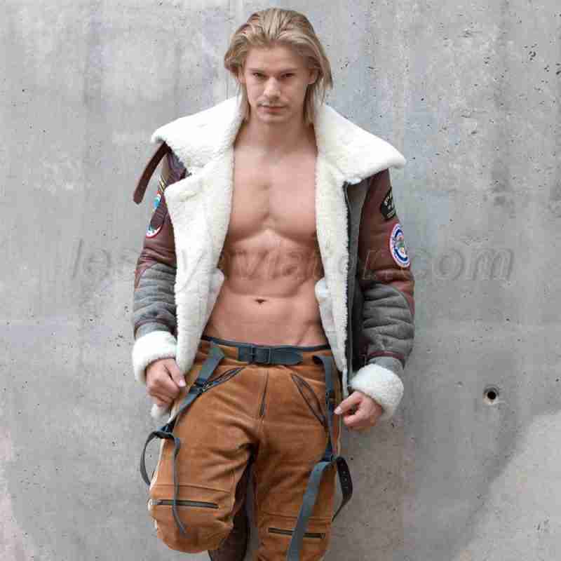 Bomber B3 WWII Merino Sheepskin Edition Supermarine Spitfire