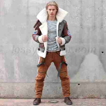 Bomber B3 WWII Merino Sheepskin Edition Supermarine Spitfire