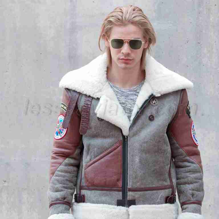 Bomber B3 WWII Merino Sheepskin Edition Supermarine Spitfire