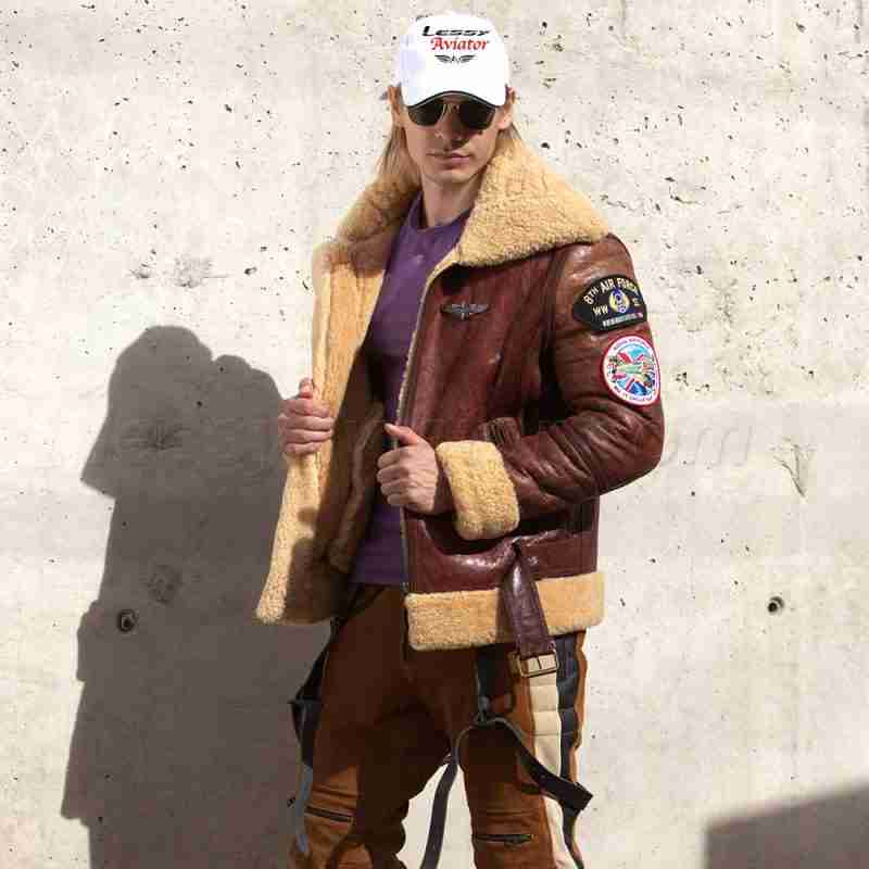 Bomber B3 WWII Merino Sheepskin Edition 1941 Pearl Harbor