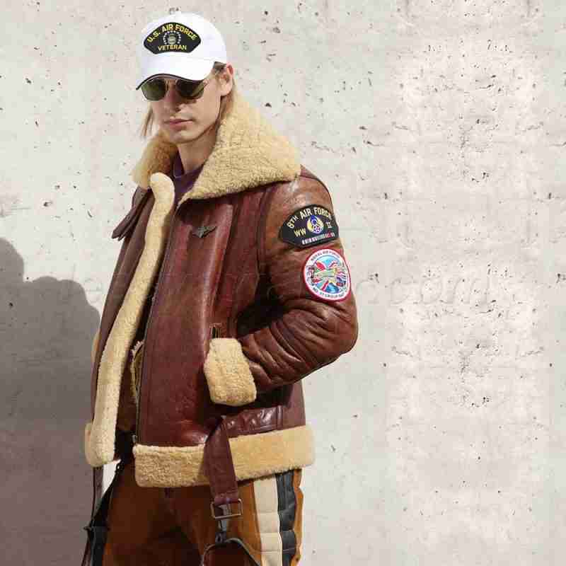 Bomber B3 WWII Merino Sheepskin Edition 1941 Pearl Harbor