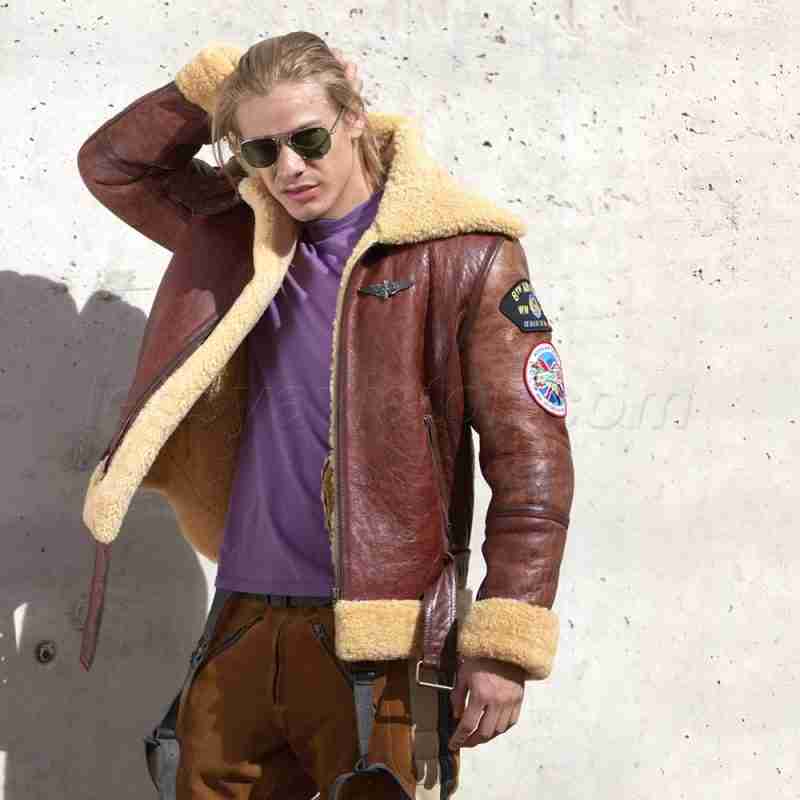 Bomber B3 WWII Merino Sheepskin Edition 1941 Pearl Harbor