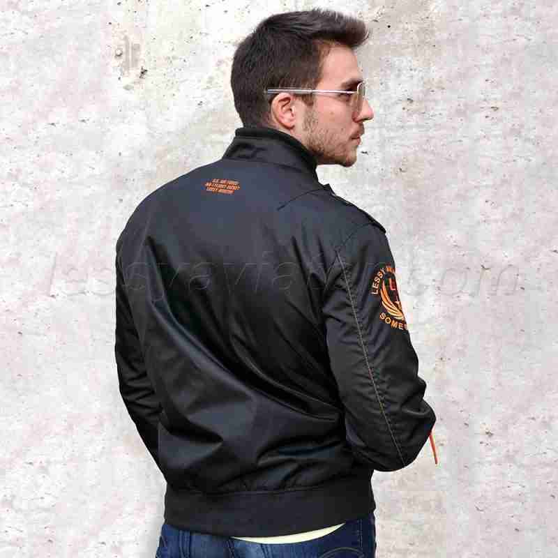 Mens Bomber MA-1 Flight Pilot Jacket Military Army USAF Air Force